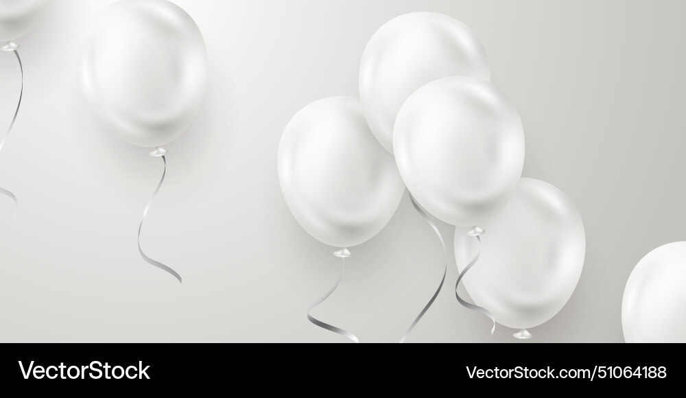 Banner template background design beautiful 3d Vector Image