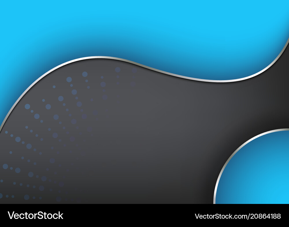 Blue Abstract Shapes Royalty Free Vector Image