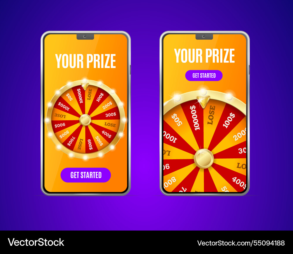 Realistic detailed 3d mobile phone screen Vector Image