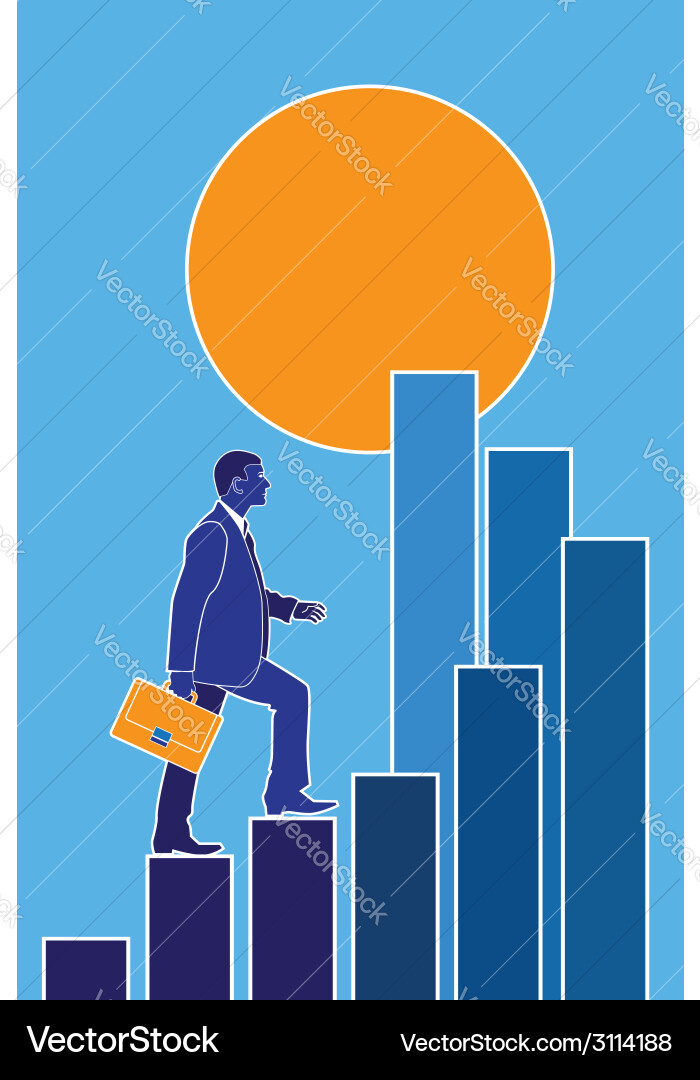 Way to success Royalty Free Vector Image - VectorStock