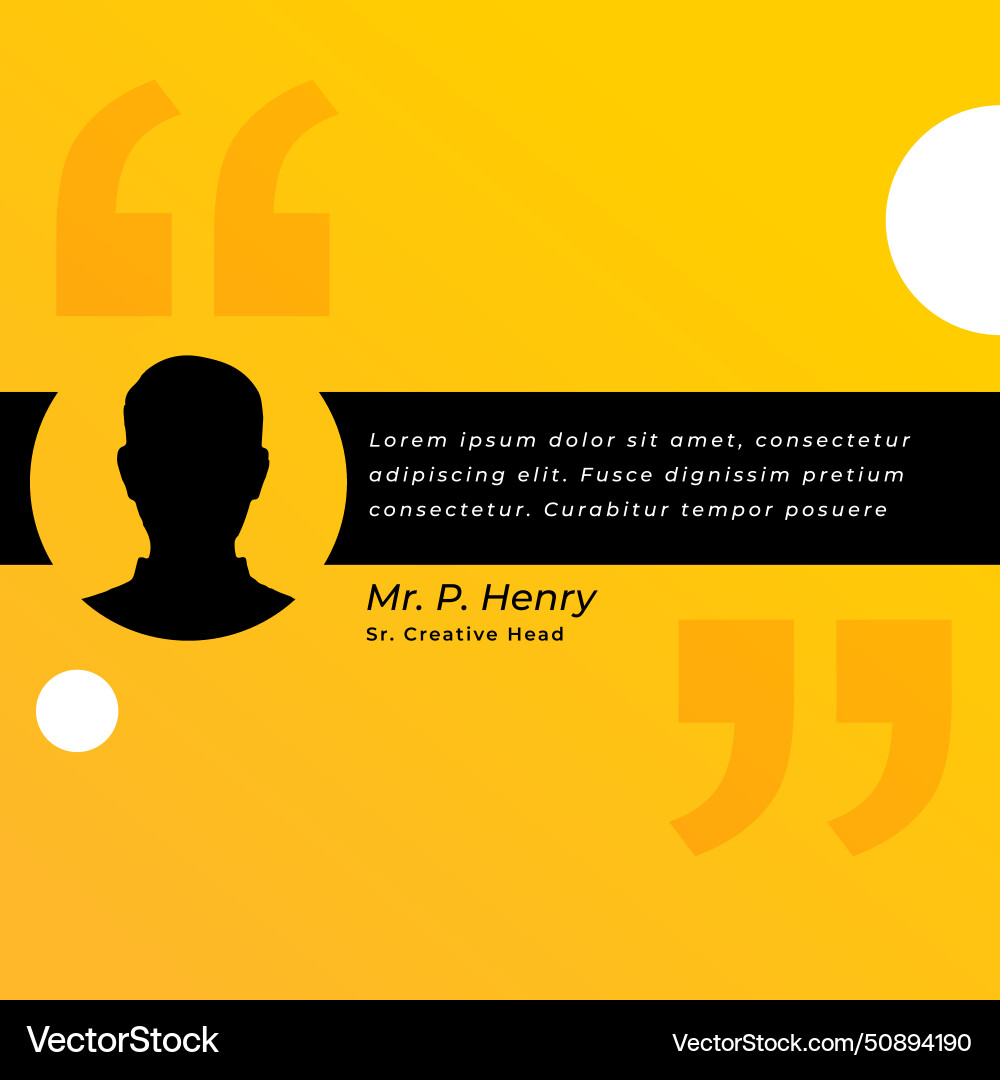 Background for testimony quotes or text message Vector Image