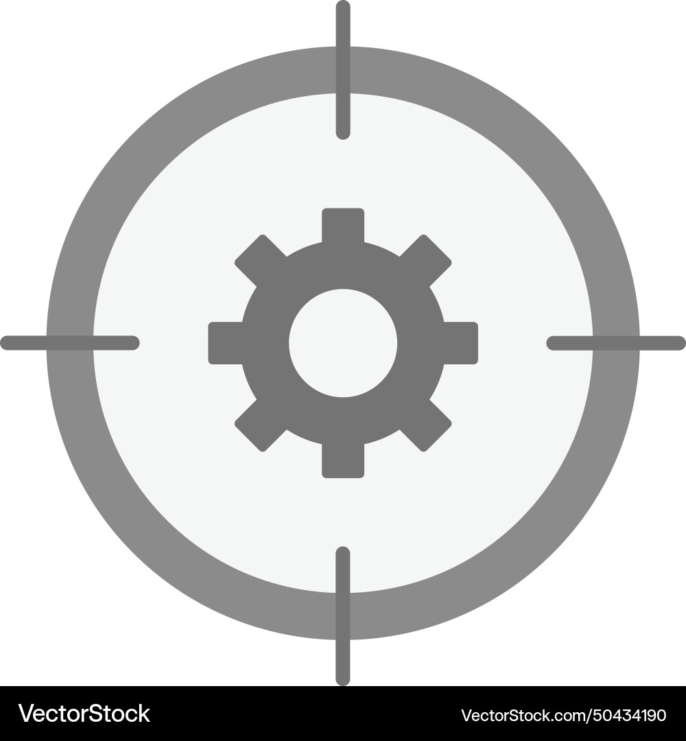 Goals management icon image Royalty Free Vector Image