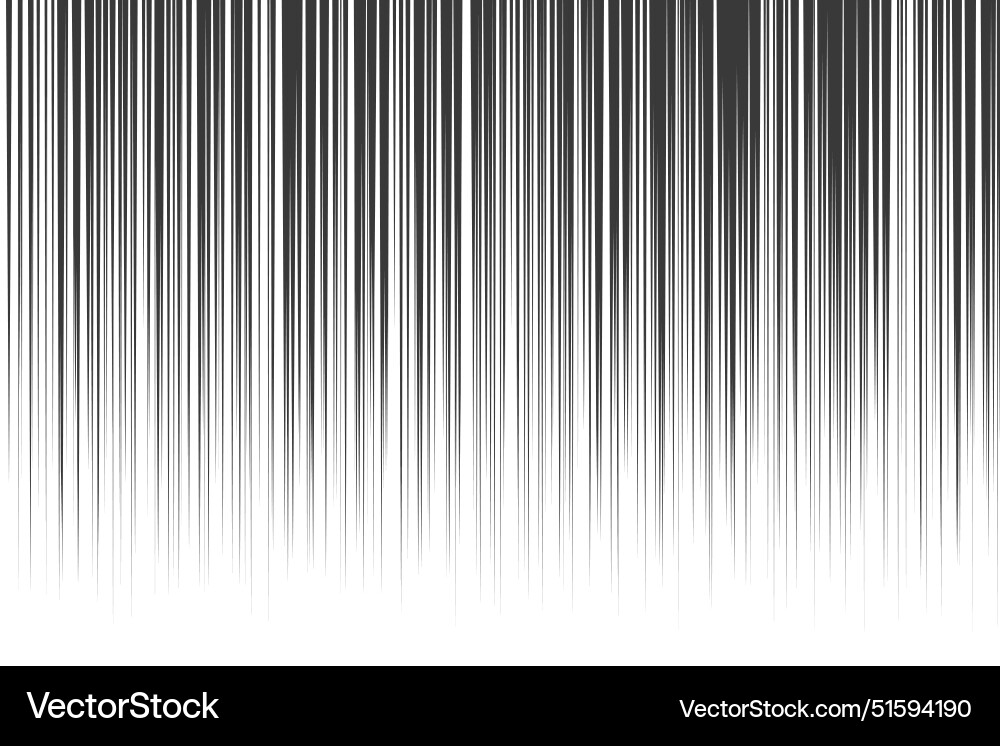 Vertical speed lines for comic manga book anime Vector Image