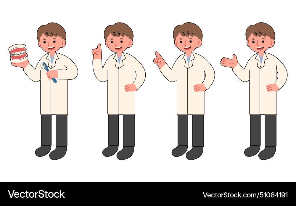 Dentist 2 Royalty Free Vector Image - VectorStock