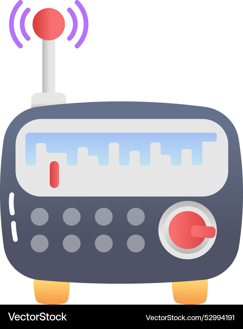 Fm radio Royalty Free Vector Image - VectorStock
