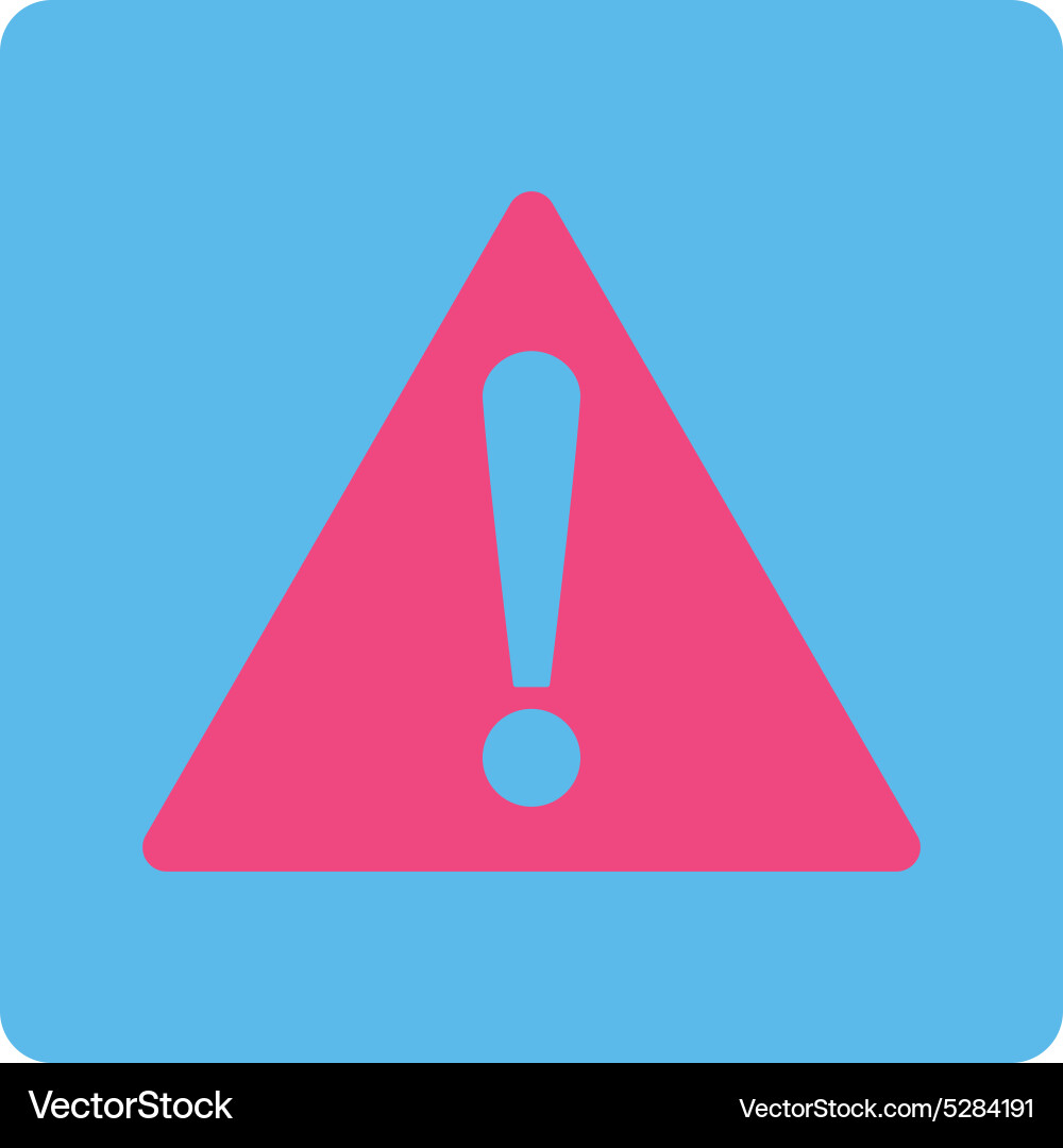 Warning Exclamation Mark Icon Royalty Free Vector Image