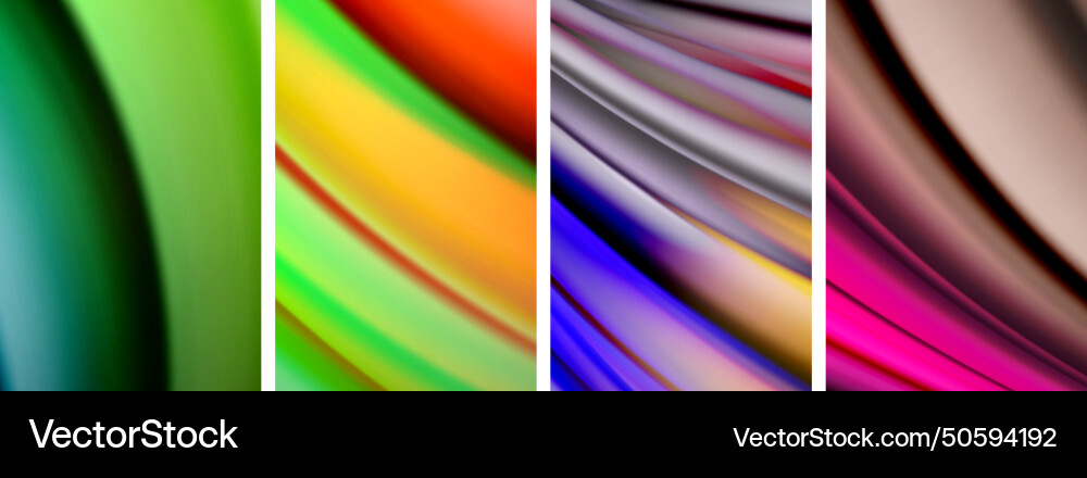 Blurred color line backgrounds Royalty Free Vector Image