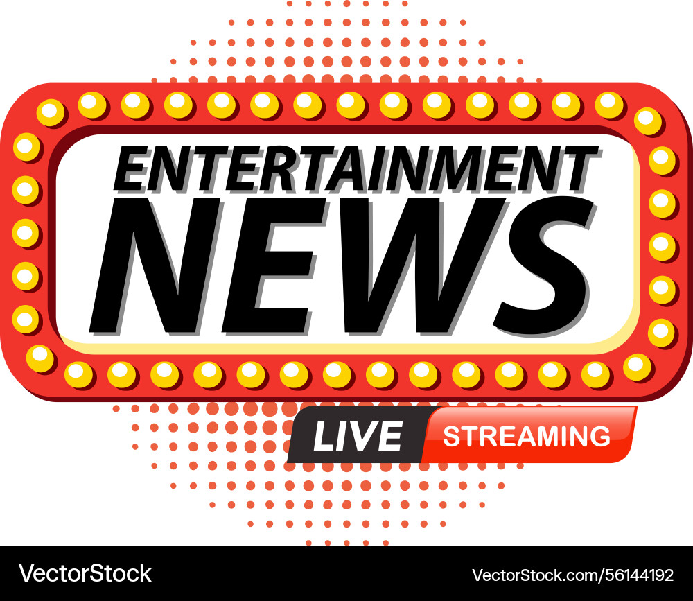 Bright featuring a marquee-style banner Royalty Free Vector