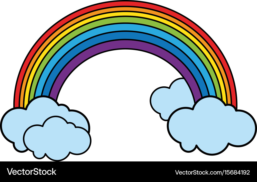 Rainbow Royalty Free Vector Image - VectorStock