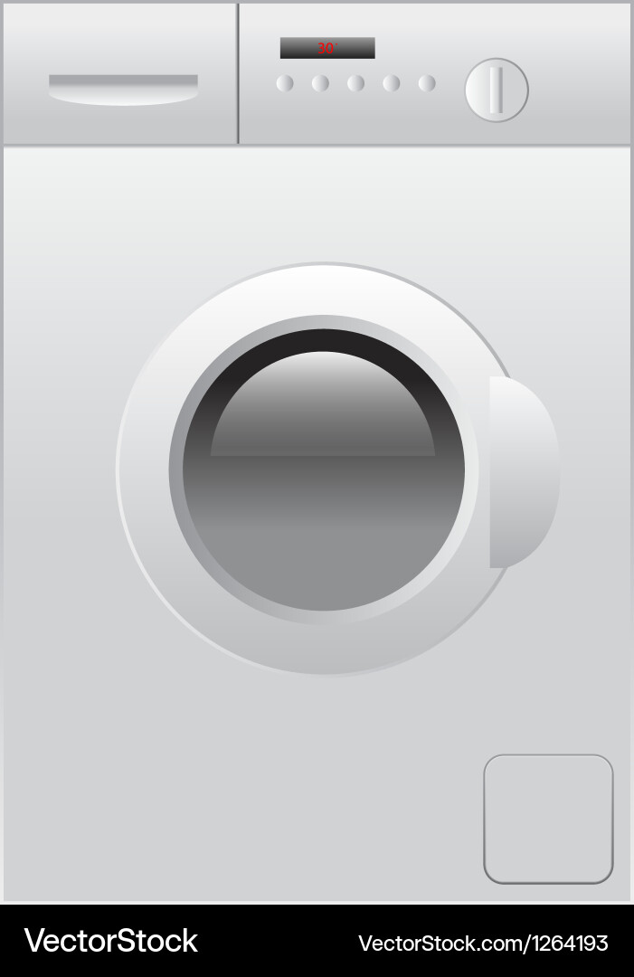 Washing machine Royalty Free Vector Image - VectorStock