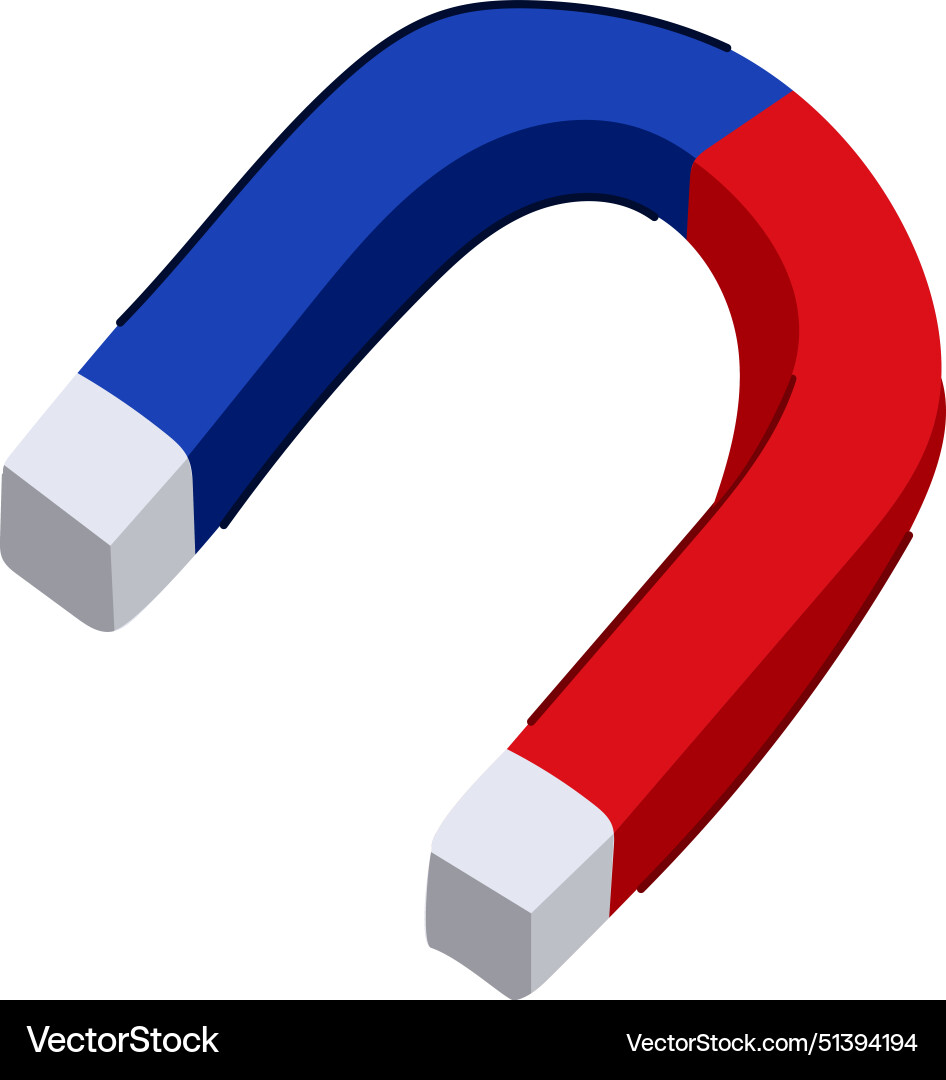 Force magnet cartoon Royalty Free Vector Image