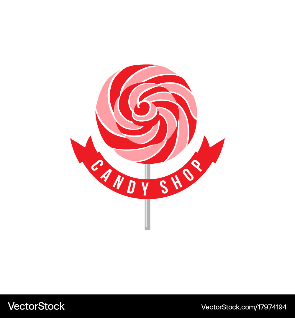 Lollipop logo Royalty Free Vector Image - VectorStock