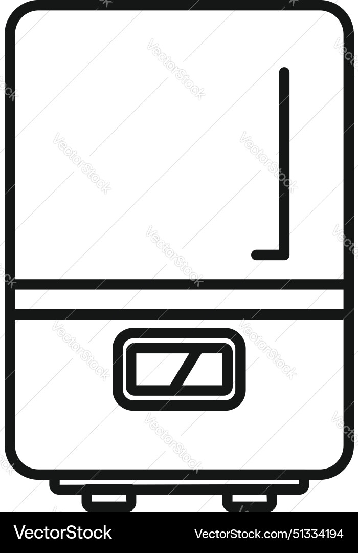 Modern refrigerator Royalty Free Vector Image - VectorStock