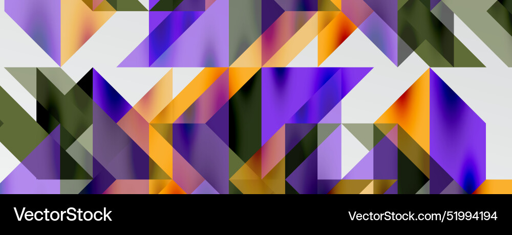 Tech minimal overlapping triangle shapes elements Vector Image