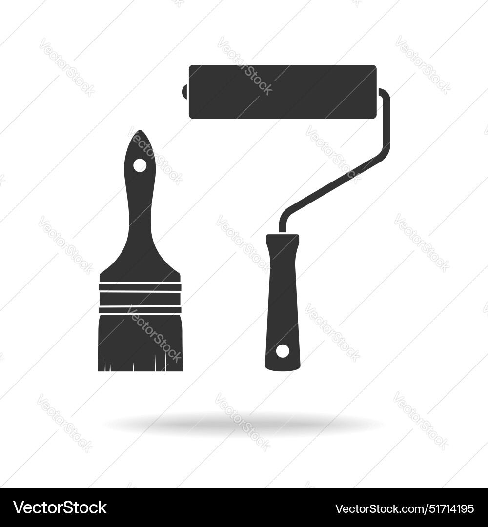 Painting tools Royalty Free Vector Image - VectorStock