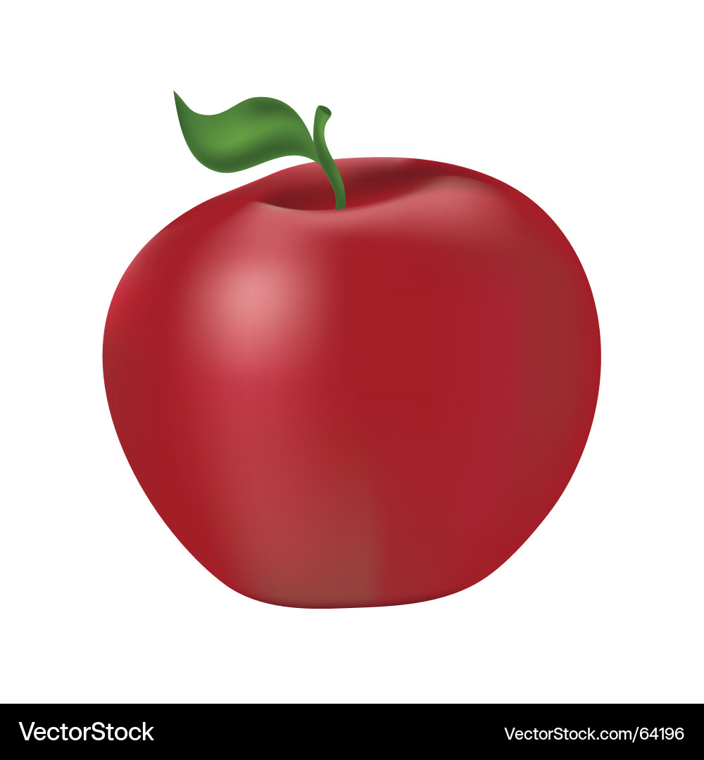 Apple Royalty Free Vector Image - VectorStock