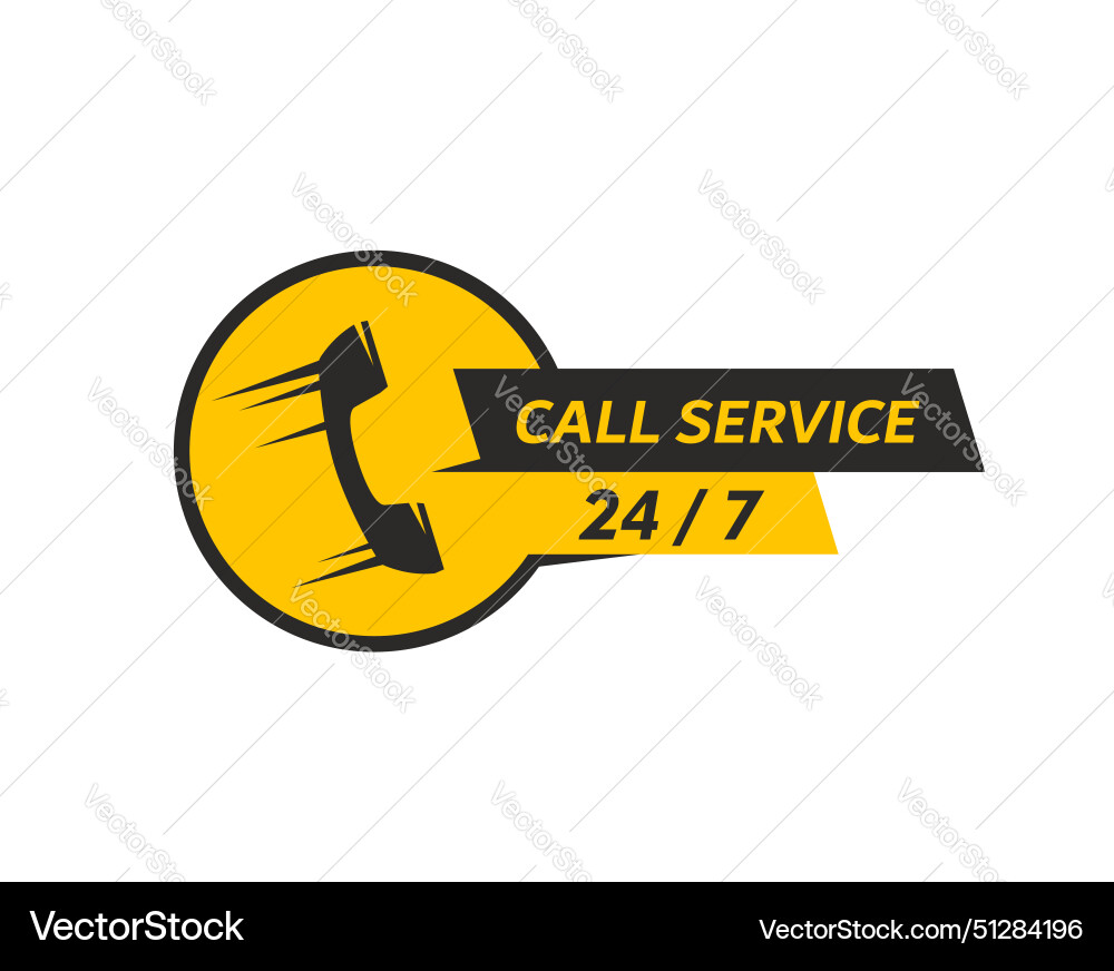 Call center customer support service symbol Vector Image