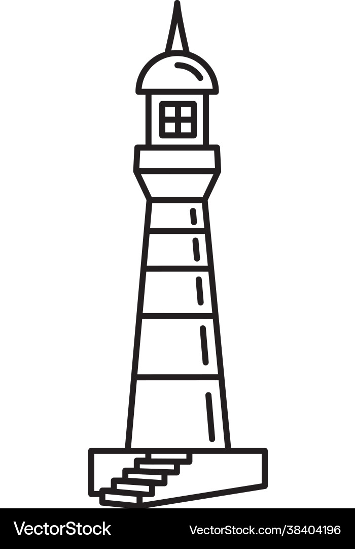 Lighthouse Royalty Free Vector Image - VectorStock