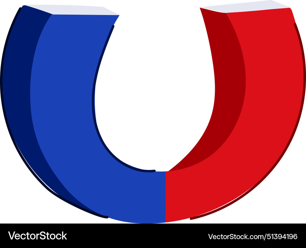 Power magnet cartoon Royalty Free Vector Image