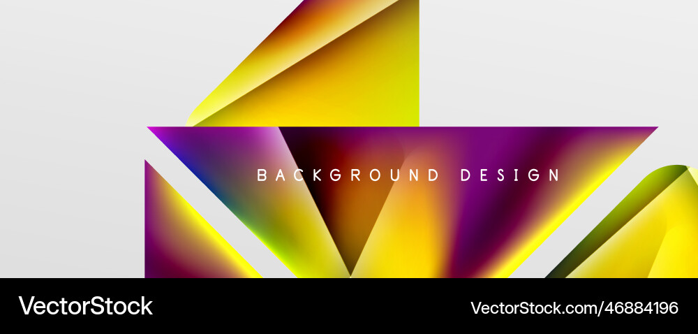 Triangle fluid color gradient abstract background – Royalty-Free Vector ...