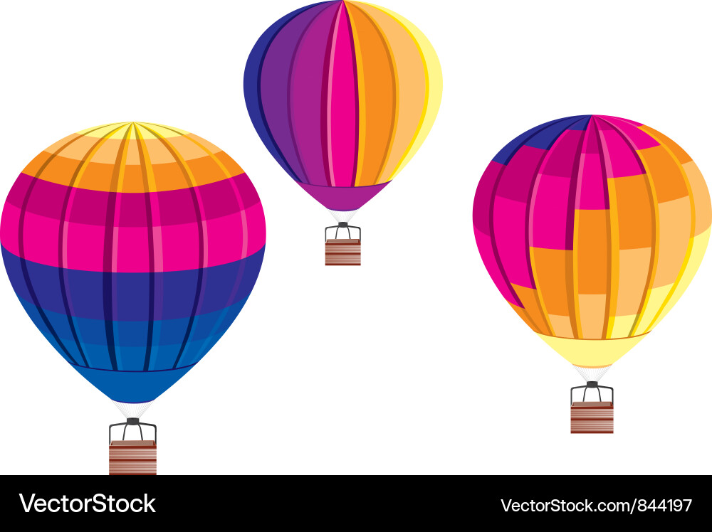Hot air balloon Royalty Free Vector Image - VectorStock