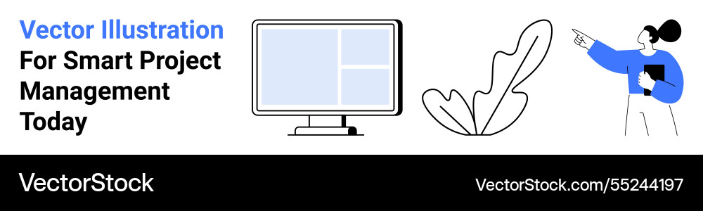 Team collaboration and workflow visualization Vector Image