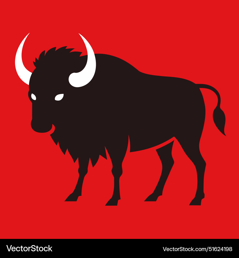 Buffalo looks icon Royalty Free Vector Image - VectorStock
