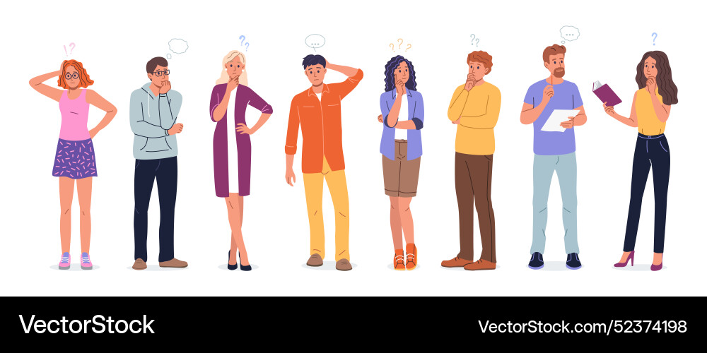 Man Asking Questions Vector Images (over 6,400)