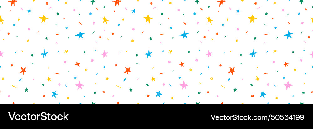 Hand drawn simple sprinkle seamless pattern Vector Image