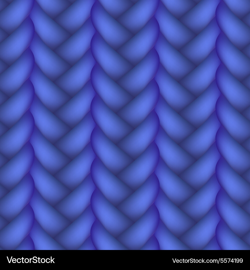 Woven braid seamless pattern Royalty Free Vector Image