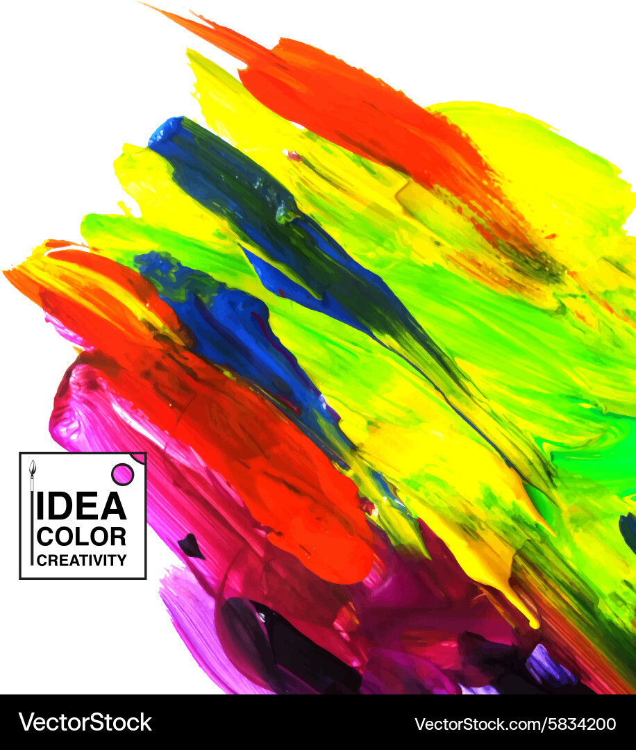 Paint abstract Royalty Free Vector Image - VectorStock