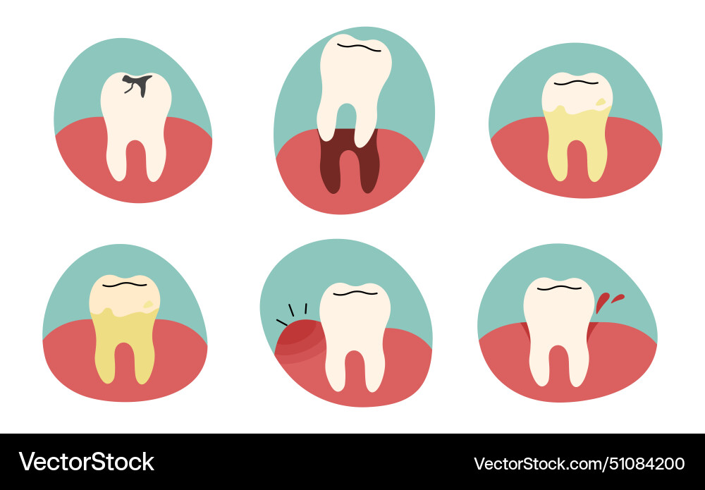 Teeth 4 Royalty Free Vector Image - VectorStock
