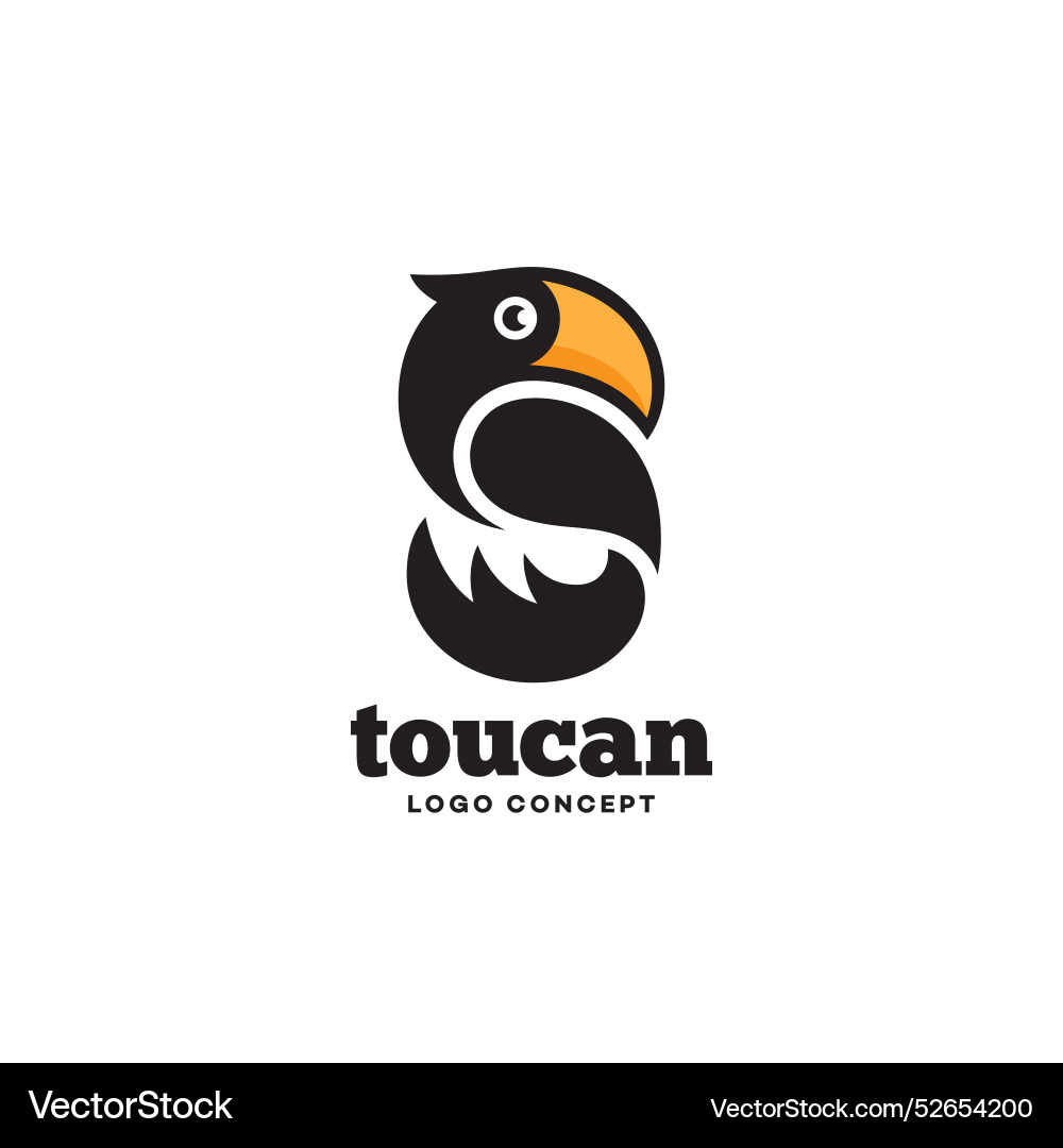 Toucan logo Royalty Free Vector Image - VectorStock
