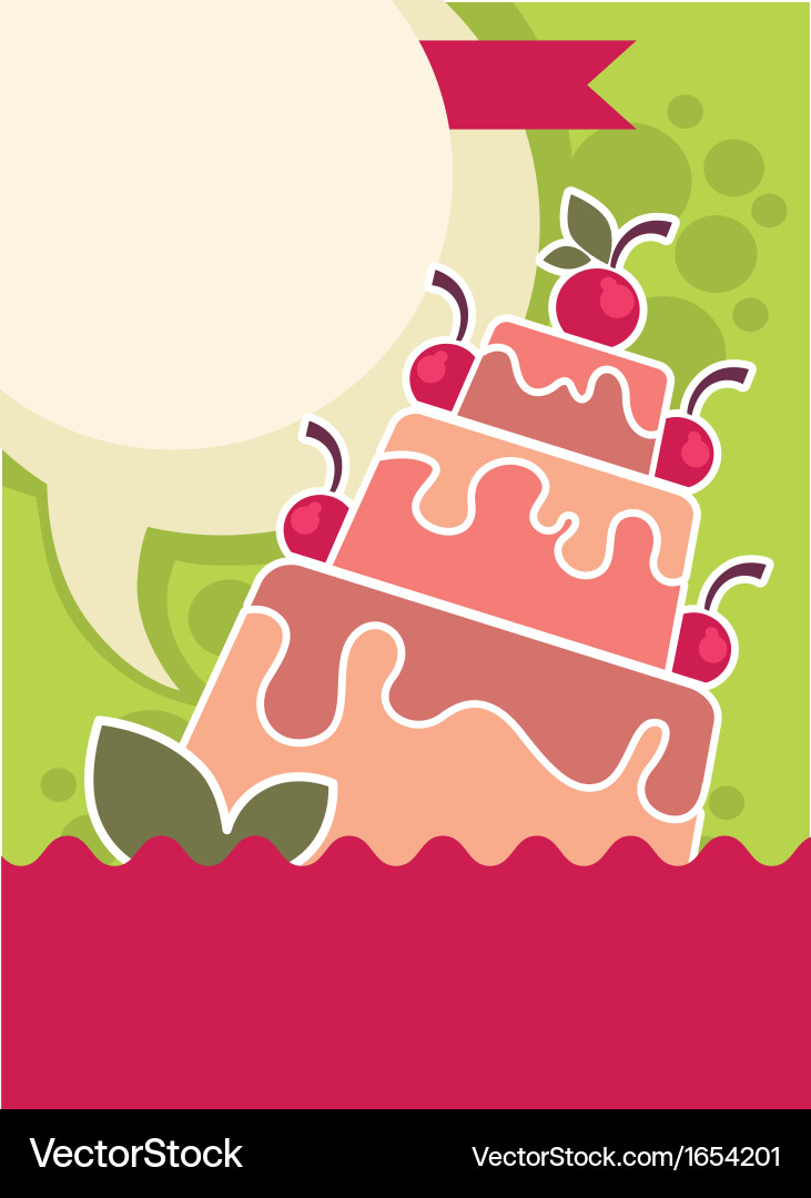 Birthday card Royalty Free Vector Image - VectorStock