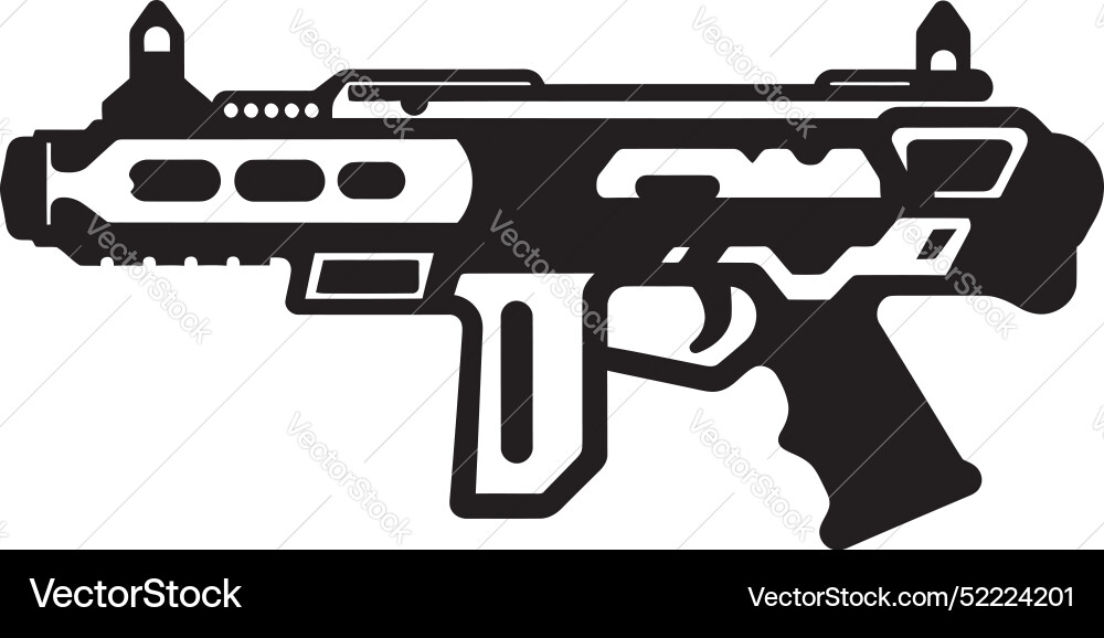 Imagine and enforce iconic black logo design Vector Image