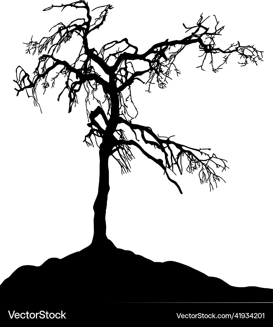 Haunted Tree Silhouette