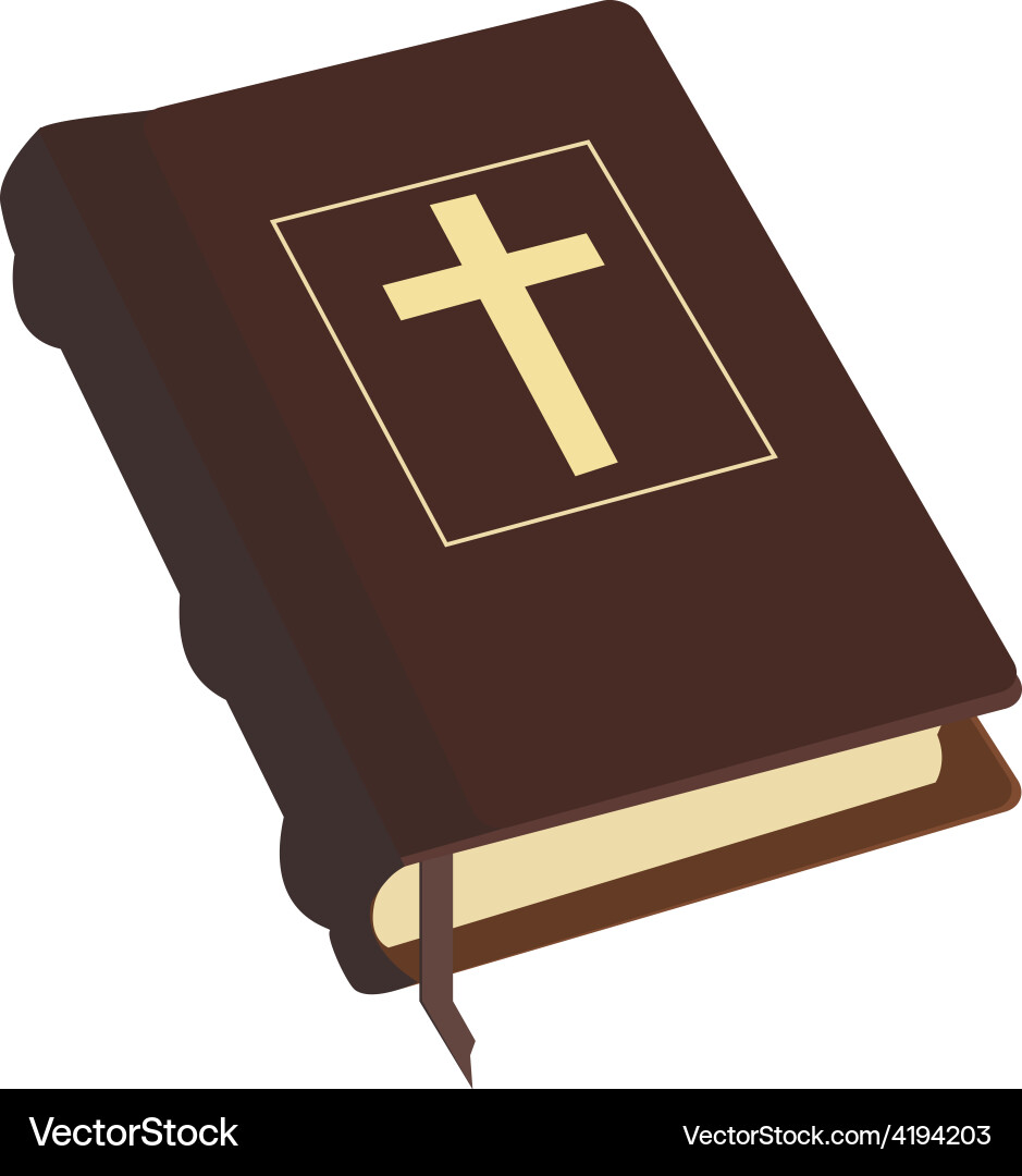 Holy bible Royalty Free Vector Image - VectorStock