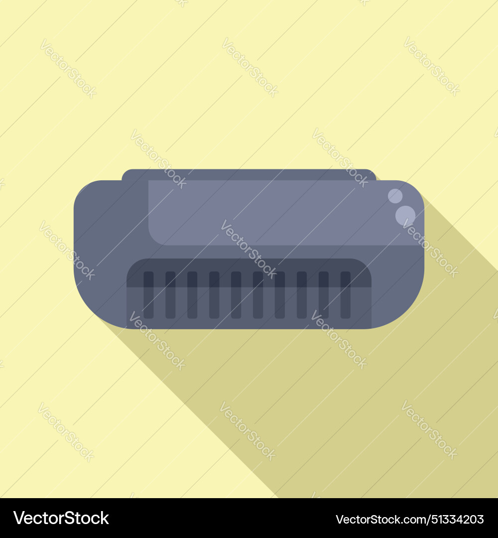 Modern flat design printer icon Royalty Free Vector Image