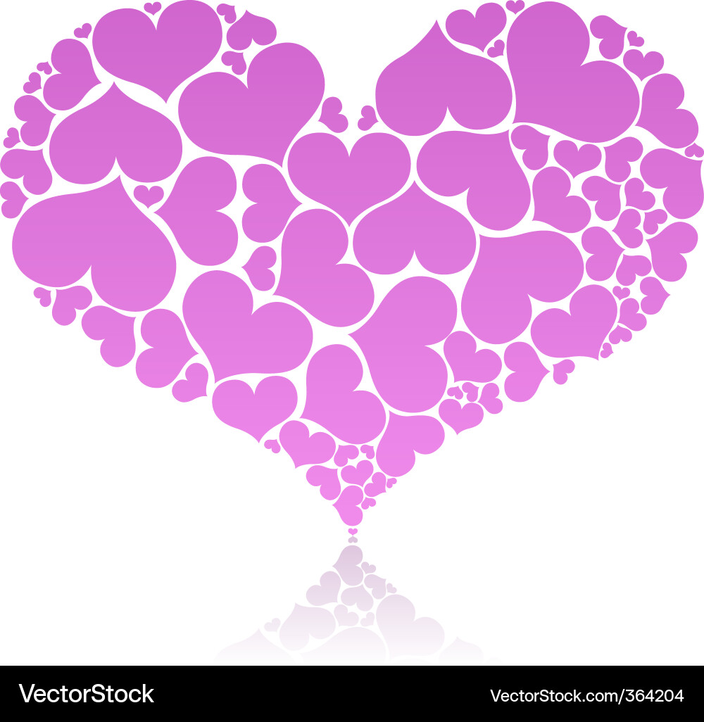 Multiple Love Hearts Vector Images (over 270)