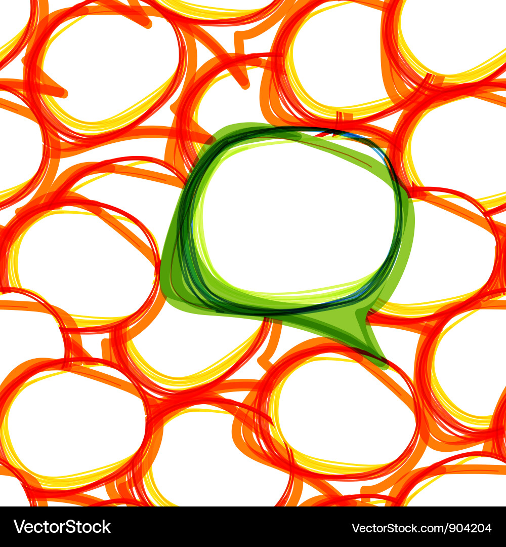 Abstract talking bubbles Royalty Free Vector Image