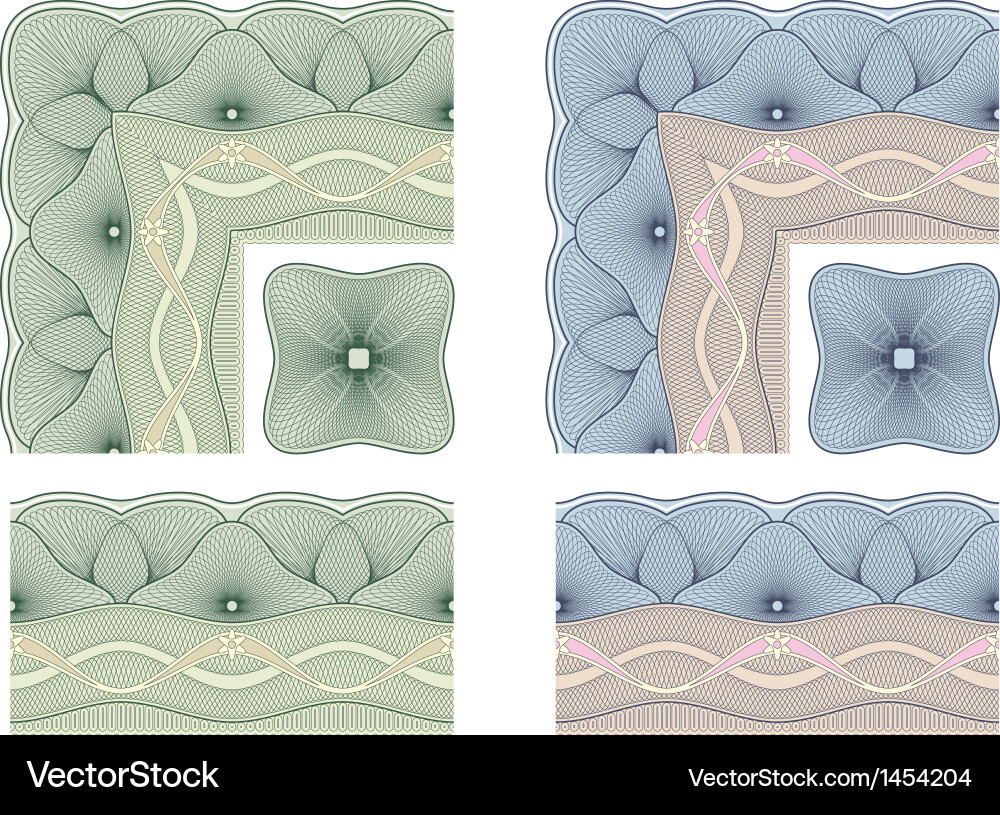Intricate Guilloche Pattern Royalty Free Vector Image
