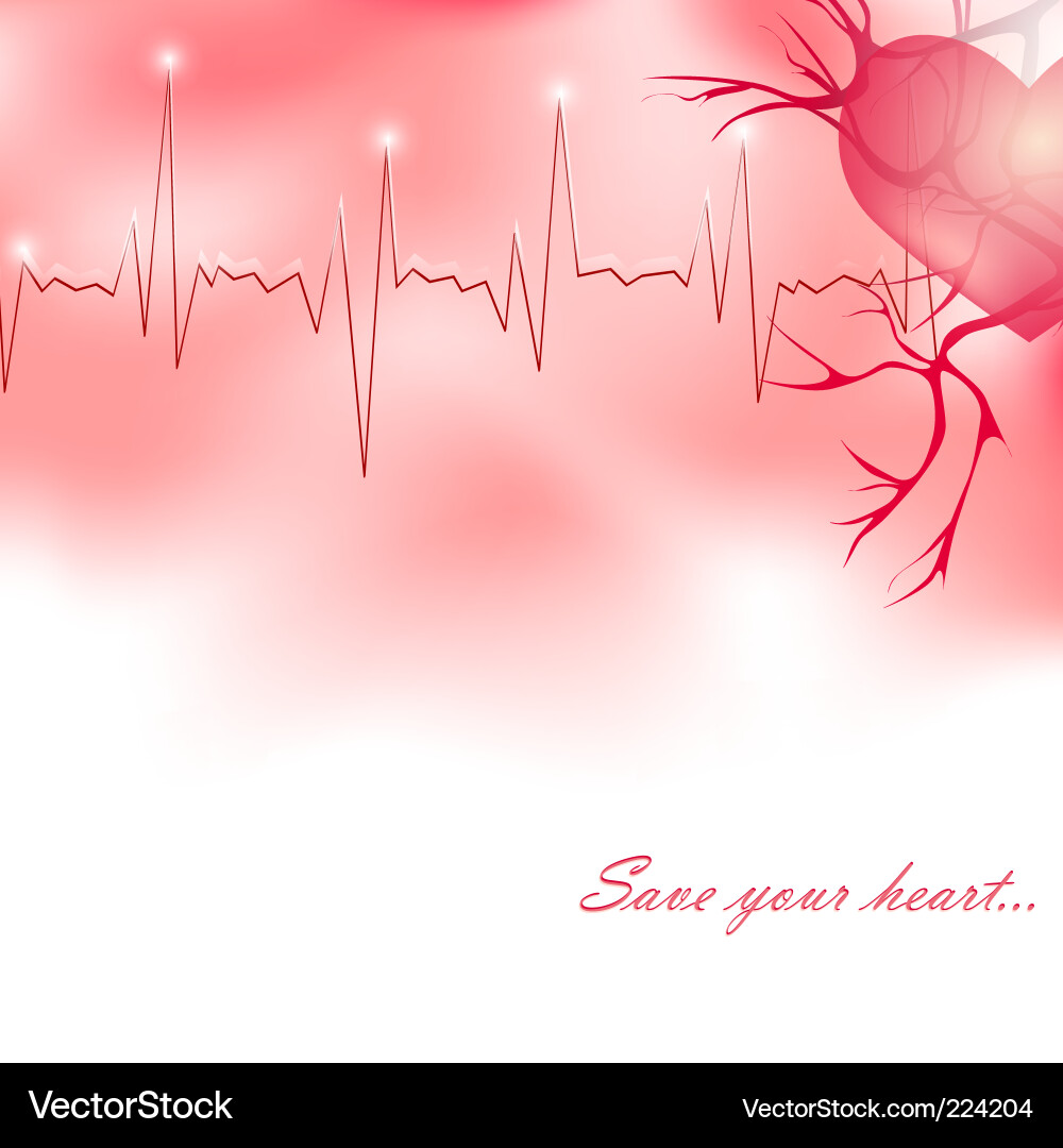Save your heart Royalty Free Vector Image - VectorStock