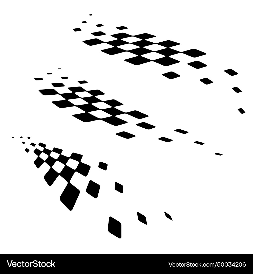 Different wave warp flag isometric Royalty Free Vector Image