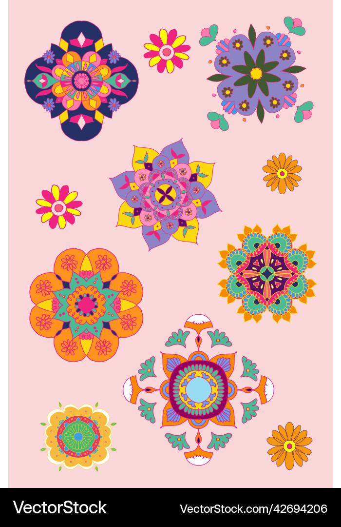 Rangoli Background Vector Images (over 4,100)