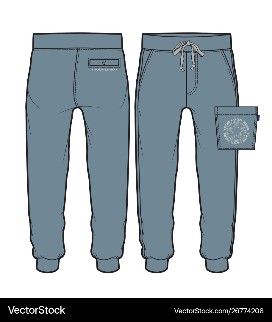 Front Back Denim Pant Vector Images (over 2,000)
