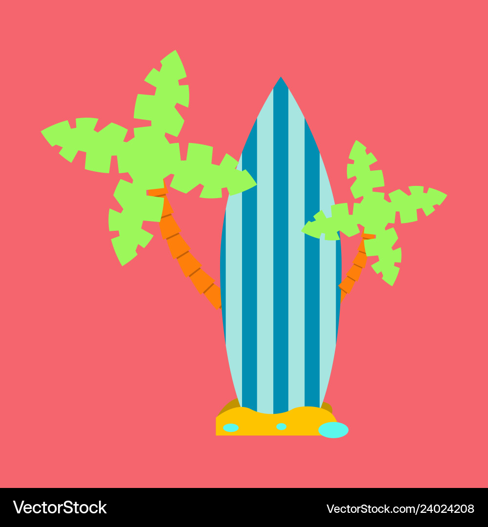Surfboard Pattern - Ocean Waves Royalty Free Vector Image