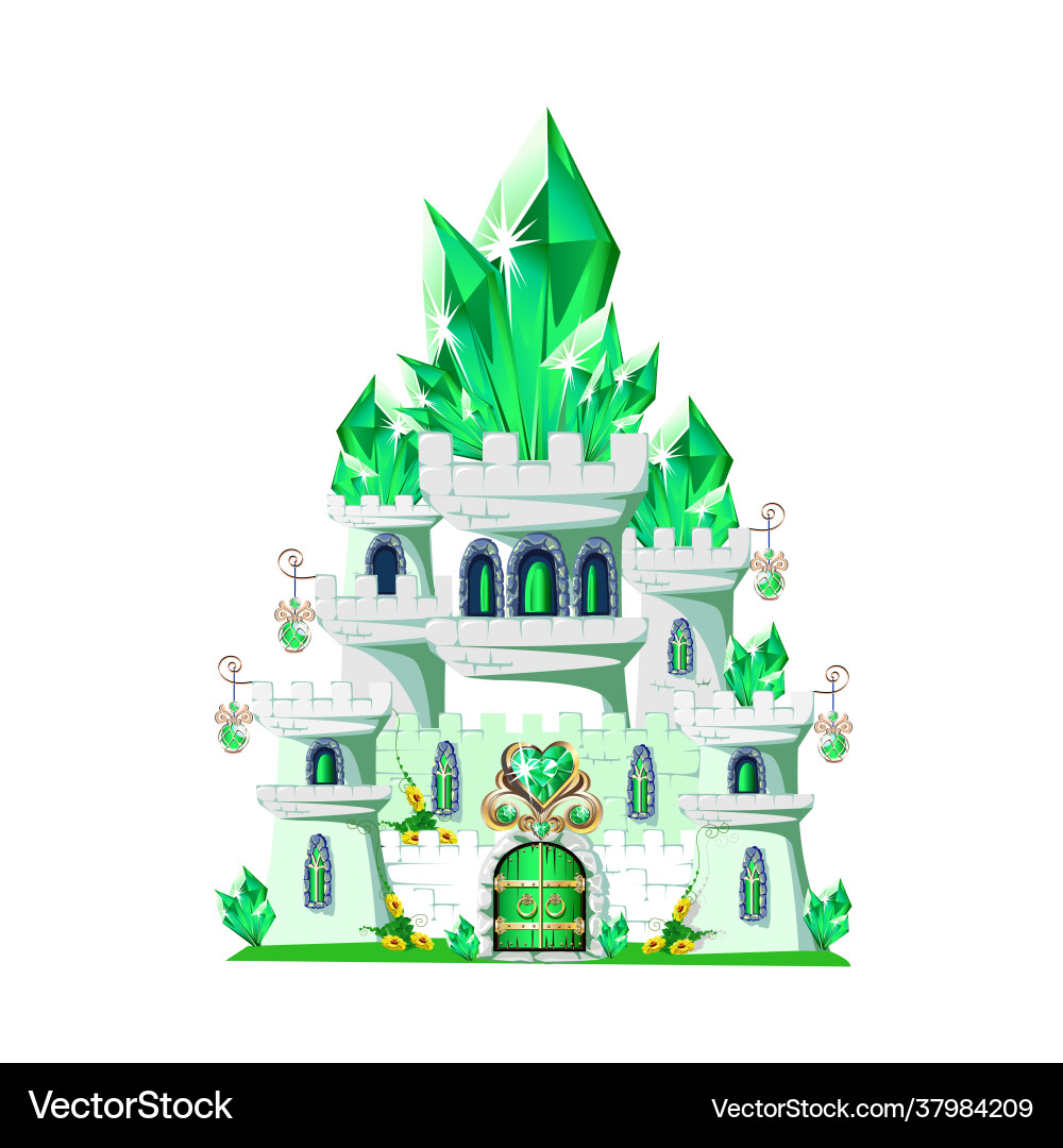 Emerald city Royalty Free Vector Image - VectorStock