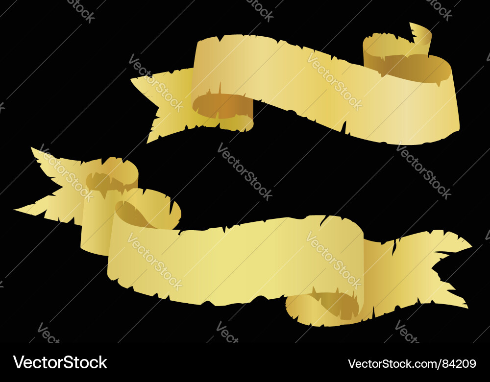 Old banners Royalty Free Vector Image - VectorStock