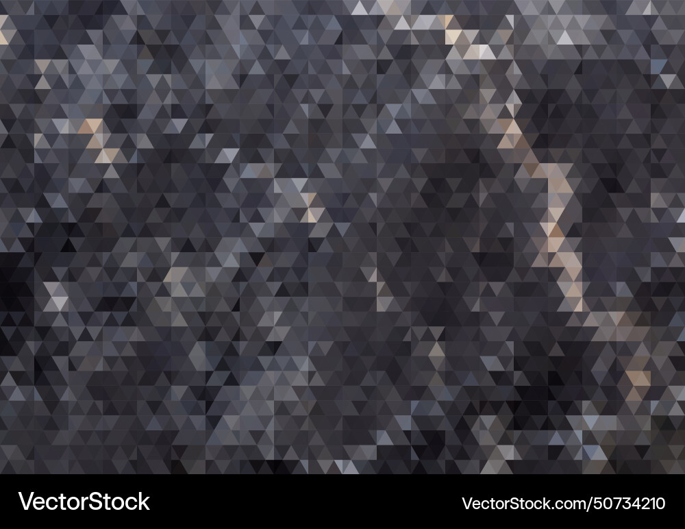 Abstract image of triangles blue shades ice Vector Image