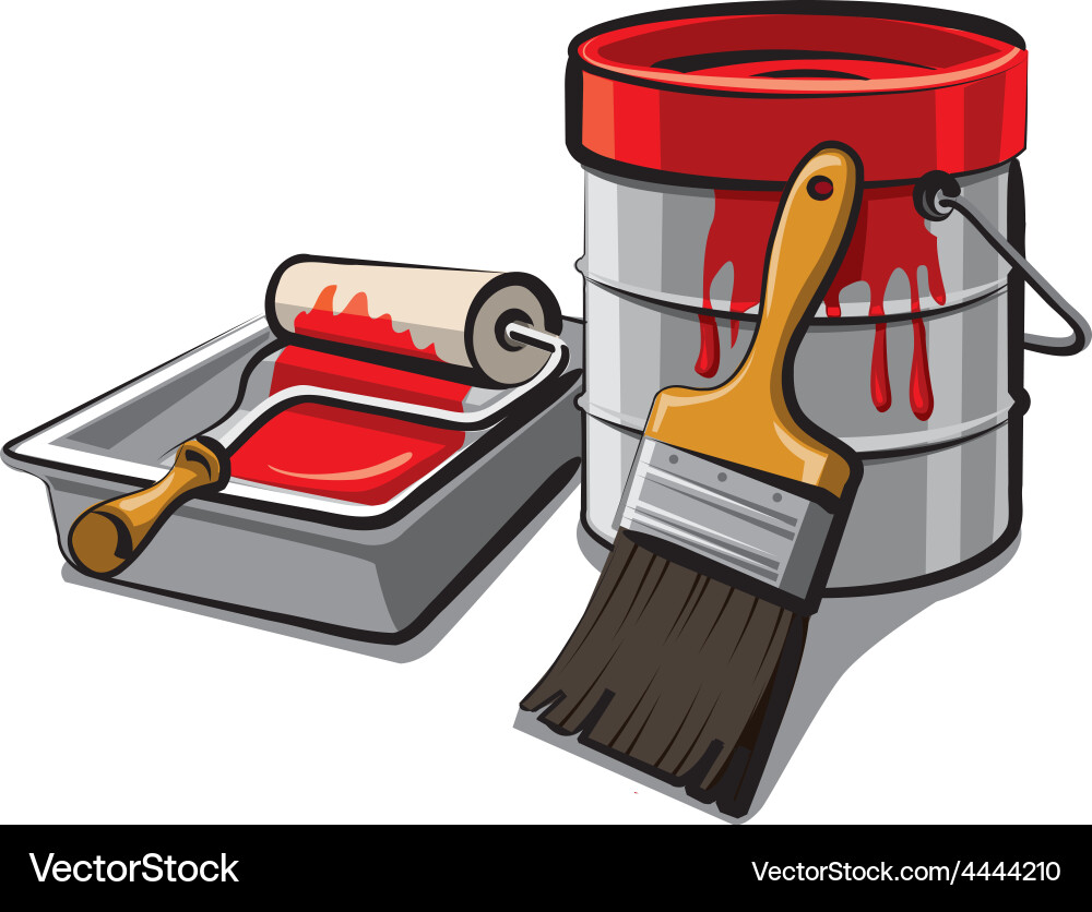 Paintbucket Royalty Free Vector Image - VectorStock